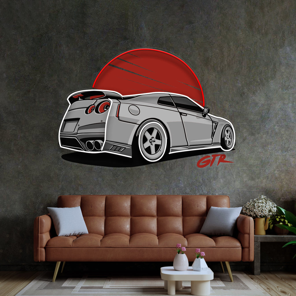 GTR Super Car Neon LED Sign Garage Wall Art Decor – Lynseriess